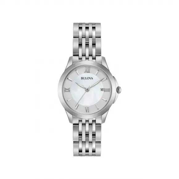 宝路华/Bulova Classic系列 27.00 MM 不锈钢 石英机芯 女表 96M151-小迈步海淘品牌官网