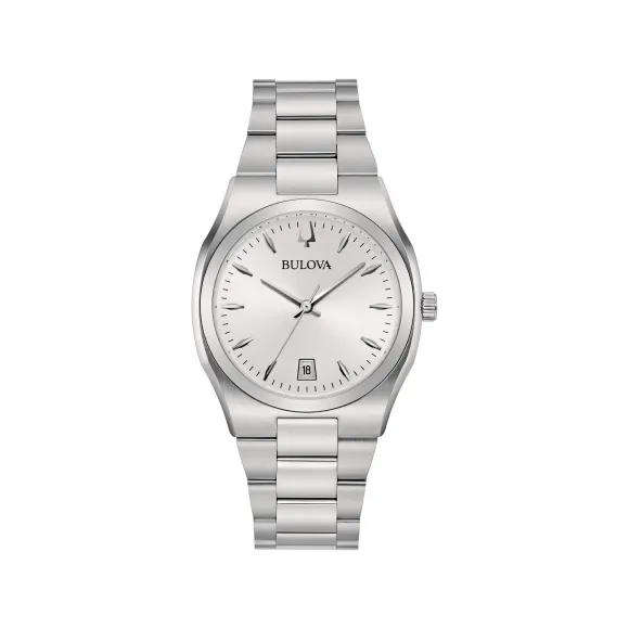 宝路华/Bulova Surveyor系列 34.00 MM 不锈钢 石英机芯 女表 96M156-小迈步海淘品牌官网