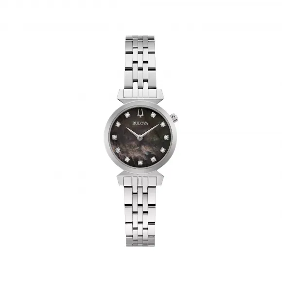 宝路华/Bulova Regatta系列 24.00 MM 不锈钢 石英机芯 女表 96P221-小迈步海淘品牌官网