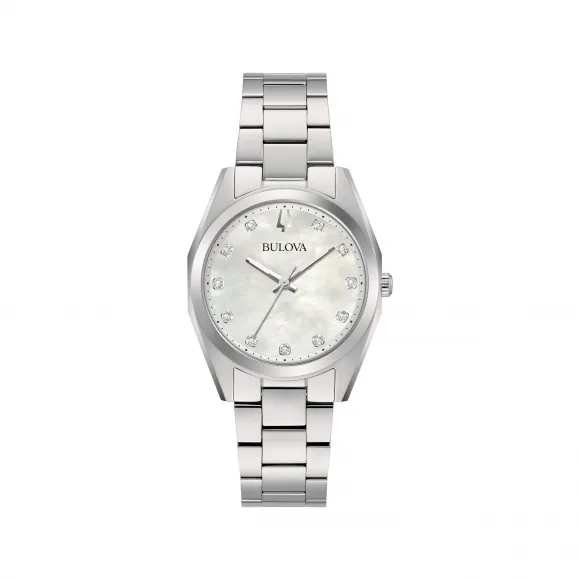 宝路华/Bulova Surveyor系列 31.00 MM 不锈钢 石英机芯 女表 96P228-小迈步海淘品牌官网