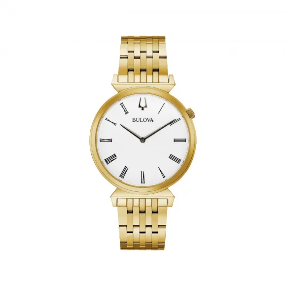 宝路华/Bulova 38 MM 不锈钢 石英机芯 手表 97A153-小迈步海淘品牌官网