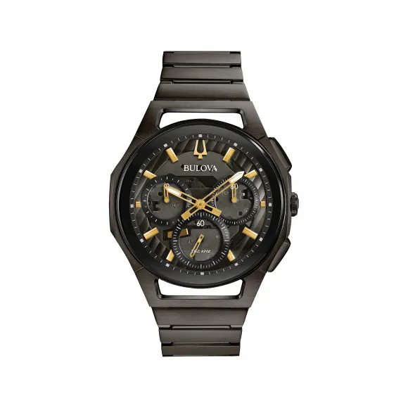 宝路华/Bulova Maquina系列 44.00 MM 不锈钢 石英机芯 男表 98A206-小迈步海淘品牌官网