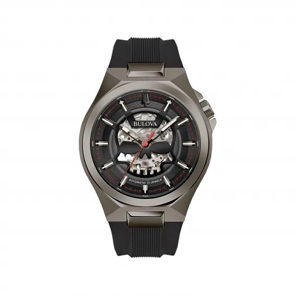 宝路华/Bulova Maquina系列 46.00 MM 不锈钢 自动机械机芯 男表 98A260-小迈步海淘品牌官网