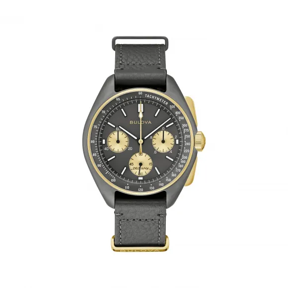 宝路华/Bulova Lunar Pilot系列 45 mm 石英机芯 男表 98A285-小迈步海淘品牌官网