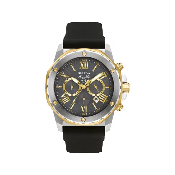 宝路华/Bulova 44 MM 不锈钢 石英机芯 手表 98B277-小迈步海淘品牌官网