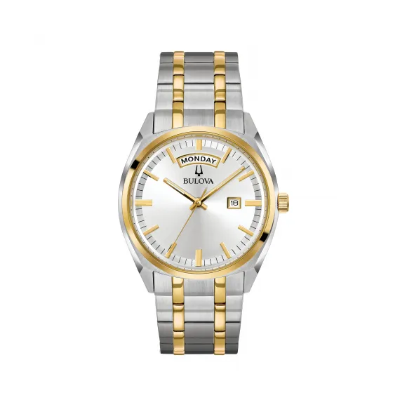 宝路华/Bulova Classic 系列 39 mm 间金色不锈钢 石英机芯 男表 98C127-小迈步海淘品牌官网