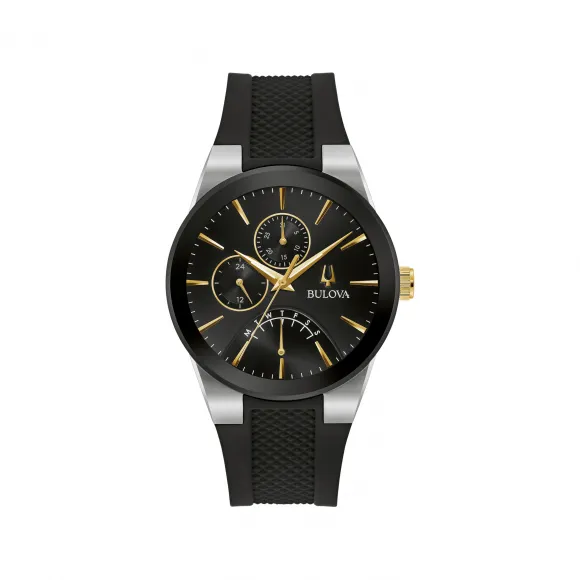 宝路华/Bulova 41 MM 不锈钢 石英机芯 手表 98C138-小迈步海淘品牌官网