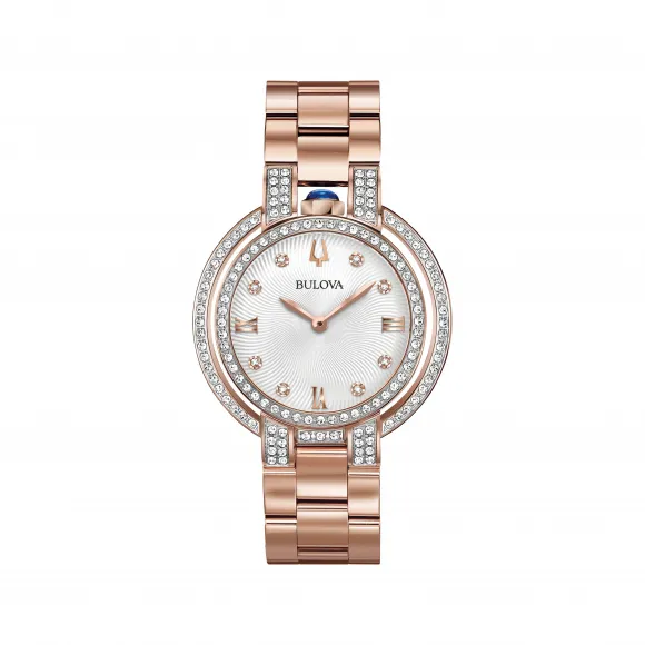 宝路华/Bulova 35 MM 不锈钢 石英机芯 手表 98R250-小迈步海淘品牌官网