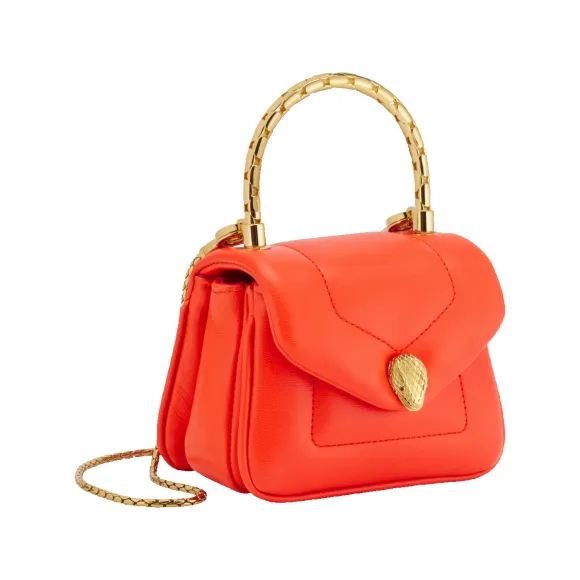 宝格丽/Bvlgari serpenti reverse micro top handle bag 293108 -小迈步海淘品牌官网