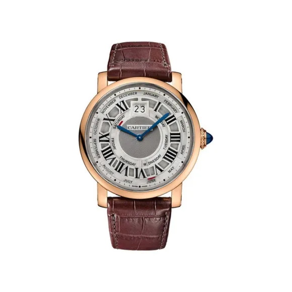 卡地亚/Cartier 圆形系列 机械机芯 男表 W1580001-小迈步海淘品牌官网