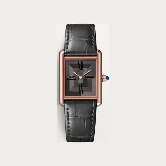 卡地亚/Cartier WGTA0092 Tank Louis Cartier腕表 大号款 手动上链 大号表款 手动上链机械机芯 玫瑰金 皮 ...