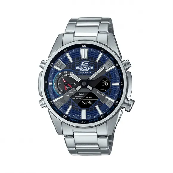 卡西欧/Casio EDIFICE 系列 50 × 46 MM 男表 ECBS100D-2-小迈步海淘品牌官网