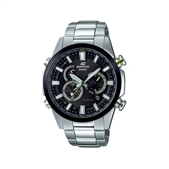 卡西欧/Casio Edifice系列系列 44 MM 石英机芯 不锈钢，IP 涂层 男士手表EQWT640DB1A-小迈步海淘品牌官网