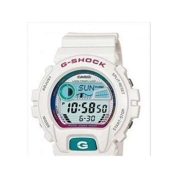 卡西欧/Casio G-SHOCK系列 50 MM 不锈钢、钢 电子 男表 GLX-6900-7D-小迈步海淘品牌官网