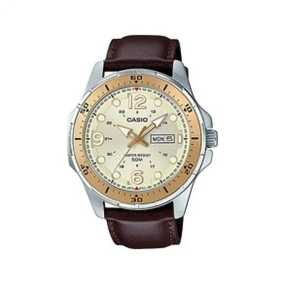 卡西欧/Casio Casio系列 金属 46 MM x 46 MM 石英机芯 男表 MTD-100L-9-小迈步海淘品牌官网