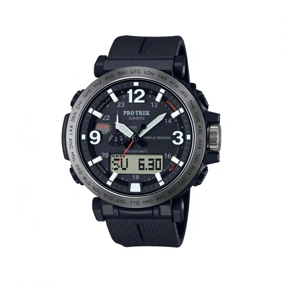 卡西欧/Casio PRO TREK 生物树脂 环保表款 防水太阳能动力六局电波运动男表PRW-6611Y/PRW-6621Y-小迈步海淘品牌官网