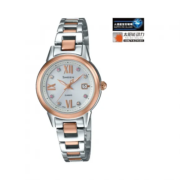 卡西欧/Casio SHEEN 女表 SHE-4522-小迈步海淘品牌官网