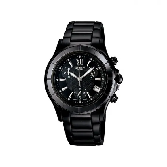 卡西欧/Casio Sheen 系列 石英机芯 女表 SHE-5516BD-1A-小迈步海淘品牌官网