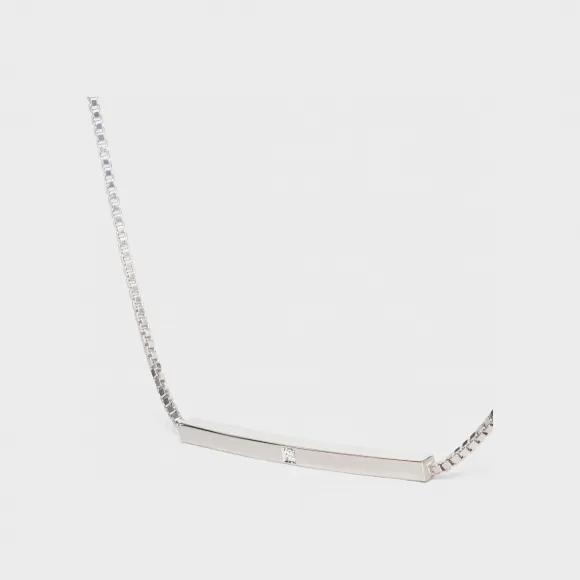 思琳/Celine CELINE Sentimental Straight 白色金镶钻手镯 46P056GWD.37WW.C1-小迈步海淘品牌官网