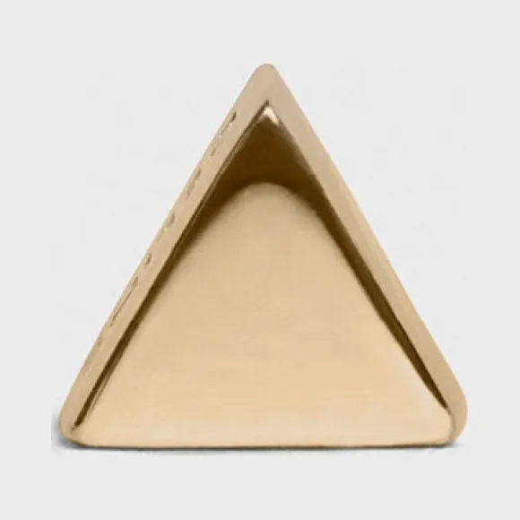 思琳/Celine 女士 CELINE Sentimental 黄色金三角形耳钉 46P256GLY.37AU-小迈步海淘品牌官网