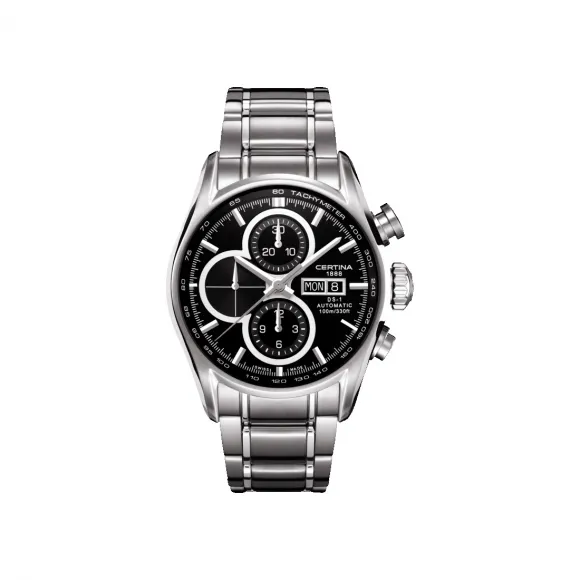 雪铁纳/Certina DS-1 喜马拉雅系列自动计时码表 43.00 MM 316L 精钢 自动机械机芯 男表 C006.414.11 ...