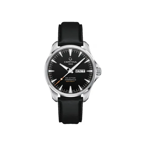 雪铁纳/Certina 动能系列双历 41MM 316L精钢 自动机械机芯 C032.430.16.051.00-小迈步海淘品牌官网