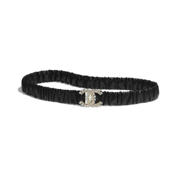 香奈儿/Chanel 腰带 琉璃珍珠与水钻 黑 AA7395-B04967-94305-小迈步海淘品牌官网