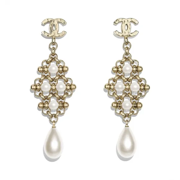 香奈儿/Chanel 金与珍珠白. 耳环 AB3194_B01969_N5430-小迈步海淘品牌官网