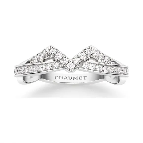 尚美/Chaumet Joséphine Amour d'Aigrette 加冕·爱系列 爱翼冠冕对戒 083761-小迈步海淘品牌官网