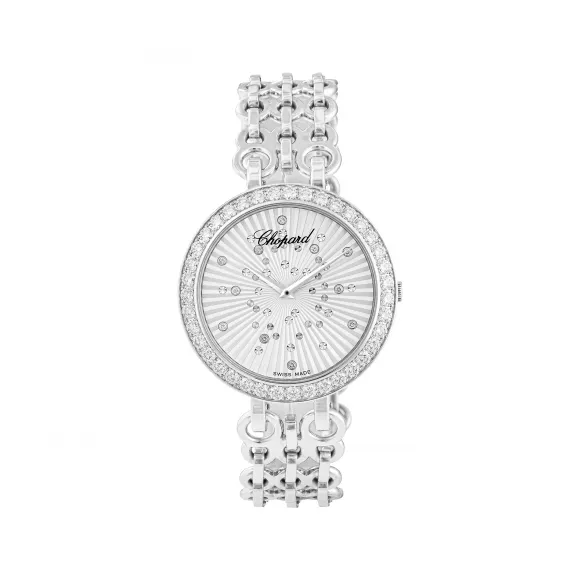 萧邦/Chopard Xtravaganza 36MM 白金 石英机芯 女表 104236-1001-小迈步海淘品牌官网