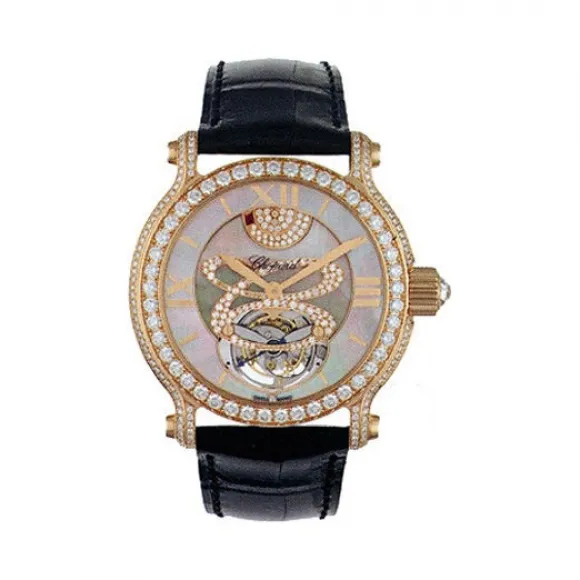 萧邦/Chopard 女士系列 18k玫瑰金镶钻 女表 134188-5003-小迈步海淘品牌官网