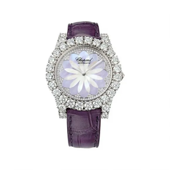 萧邦/Chopard L'Heure Du Diamant 35 MM 18kt 白金镶钻 自动机械机芯 女表 139419-1408-小迈步海淘品牌官网