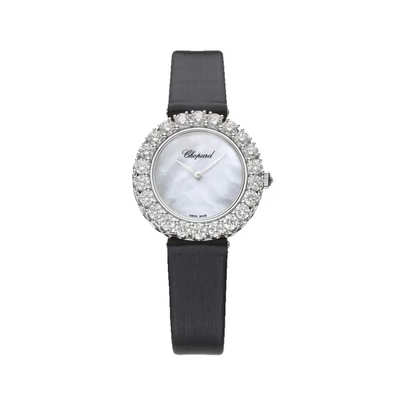 萧邦/Chopard L‘HEURE DU DIAMANT 26毫米手动上链机芯白金钻石 | 13a178-1101-小迈步海淘品牌官网
