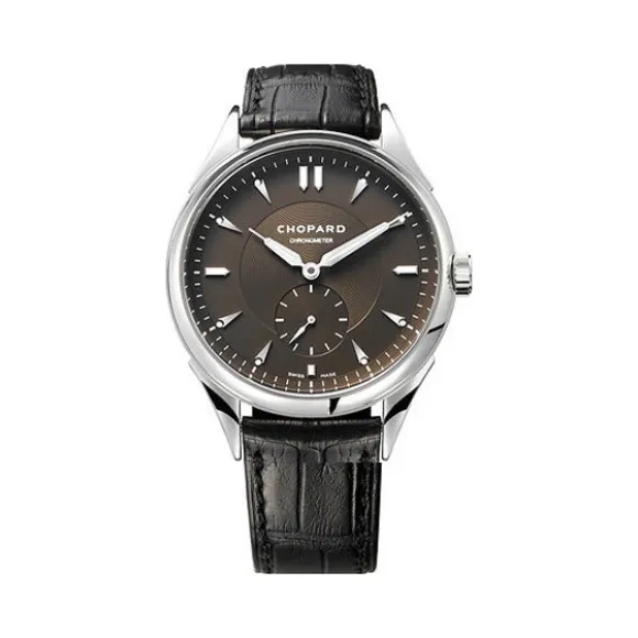 萧邦/Chopard L.U.C系列 自动机械机芯 18k白金 男表 161896-1002-小迈步海淘品牌官网