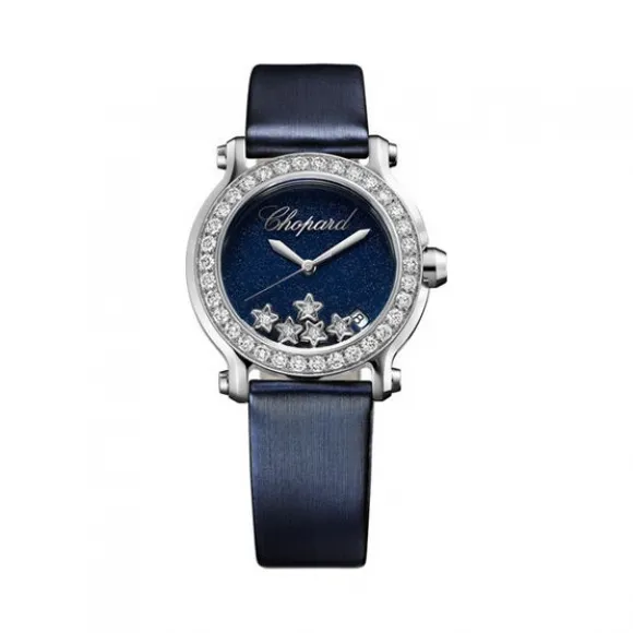 萧邦/Chopard Happy Diamonds系列 石英机芯 精钢 女表 278475-3021-小迈步海淘品牌官网