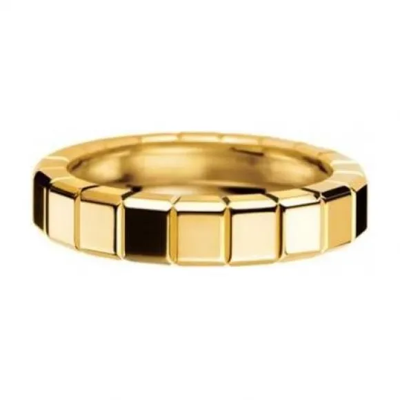 萧邦/Chopard Ice Cube Yellow Gold Ring Size 44 827407-0001-小迈步海淘品牌官网