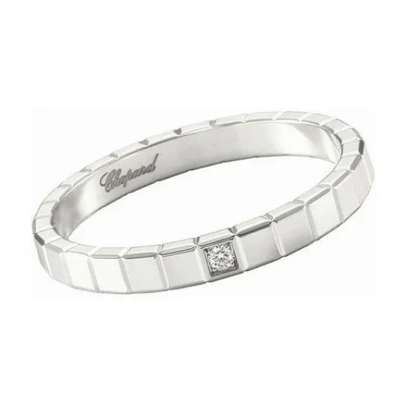 萧邦/Chopard Buy Ice Cube White Gold Diamond Ring Size 52 827702-1068-小迈步海淘品牌官网