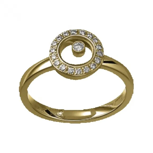 萧邦/Chopard Chopard Happy Diamonds系列 黄金 戒指 82A017-0205-小迈步海淘品牌官网
