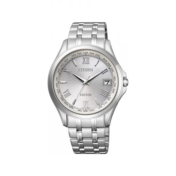 西铁城/Citizen Exceed 系列 钛，硬涂层 39 MM 太阳能石英 男表 CB1080-52A-小迈步海淘品牌官网