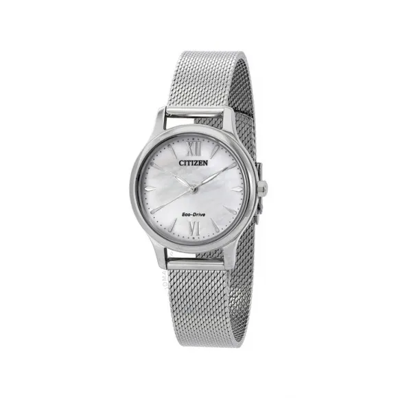 西铁城/Citizen 30.5 MM 不锈钢 Eco-Drive 女表 EM0899-81A-小迈步海淘品牌官网