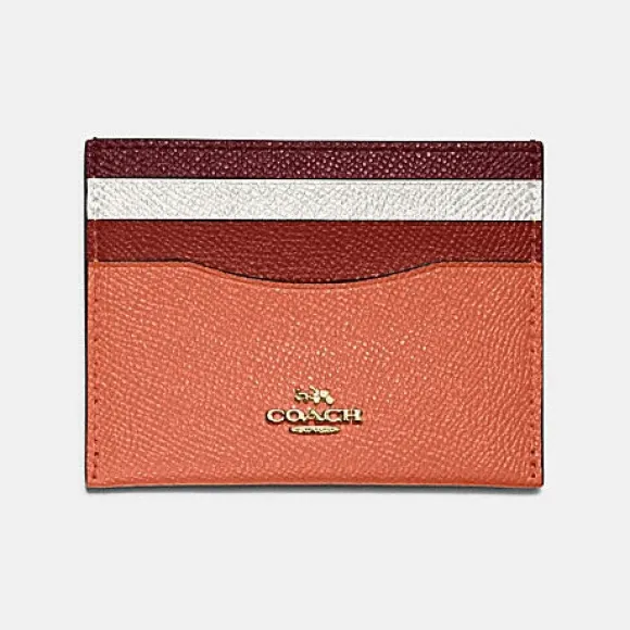 蔻驰/Coach B4TXP PU分层皮革 拼色卡包 12070-B4TXP-小迈步海淘品牌官网