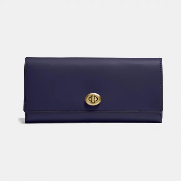 蔻驰/Coach 铬鞣皮革信封钱包 12134 B4CK-小迈步海淘品牌官网