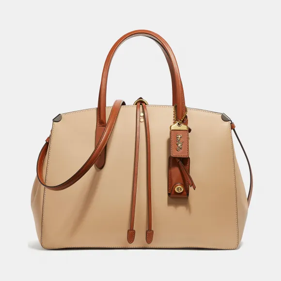 蔻驰/Coach 拼色COOPER CARRYALL手提包 30453 B4EQP-小迈步海淘品牌官网