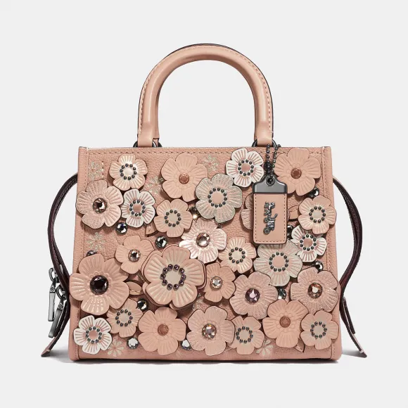 蔻驰/Coach 水晶茶玫瑰ROGUE 25号手袋 35583 V5O3R-小迈步海淘品牌官网