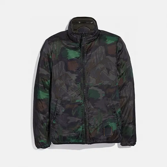 蔻驰/Coach 双面LANDSCAPE印花夹克 36333 DOL-小迈步海淘品牌官网