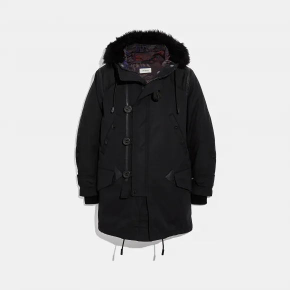 蔻驰/Coach PARKA大衣 36340 BLK-小迈步海淘品牌官网