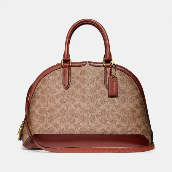 蔻驰/Coach 经典标志帆布QUINN手袋 38626 B4NQ4-小迈步海淘品牌官网