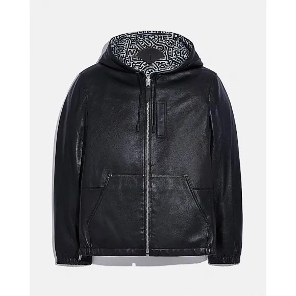 蔻驰/Coach DISNEY MICKEY X KEITH HARING联名系列双面皮革训练服 5473-A15-58-小迈步海淘品牌官网