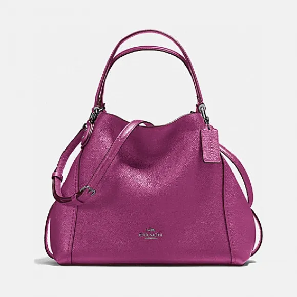 蔻驰/Coach 抛光粒面皮革EDIE 28单肩包 57124_GMNV2-小迈步海淘品牌官网