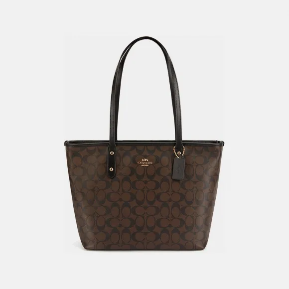 蔻驰/Coach 经典标志CITY拉链托特包 58292-IMAA8-小迈步海淘品牌官网